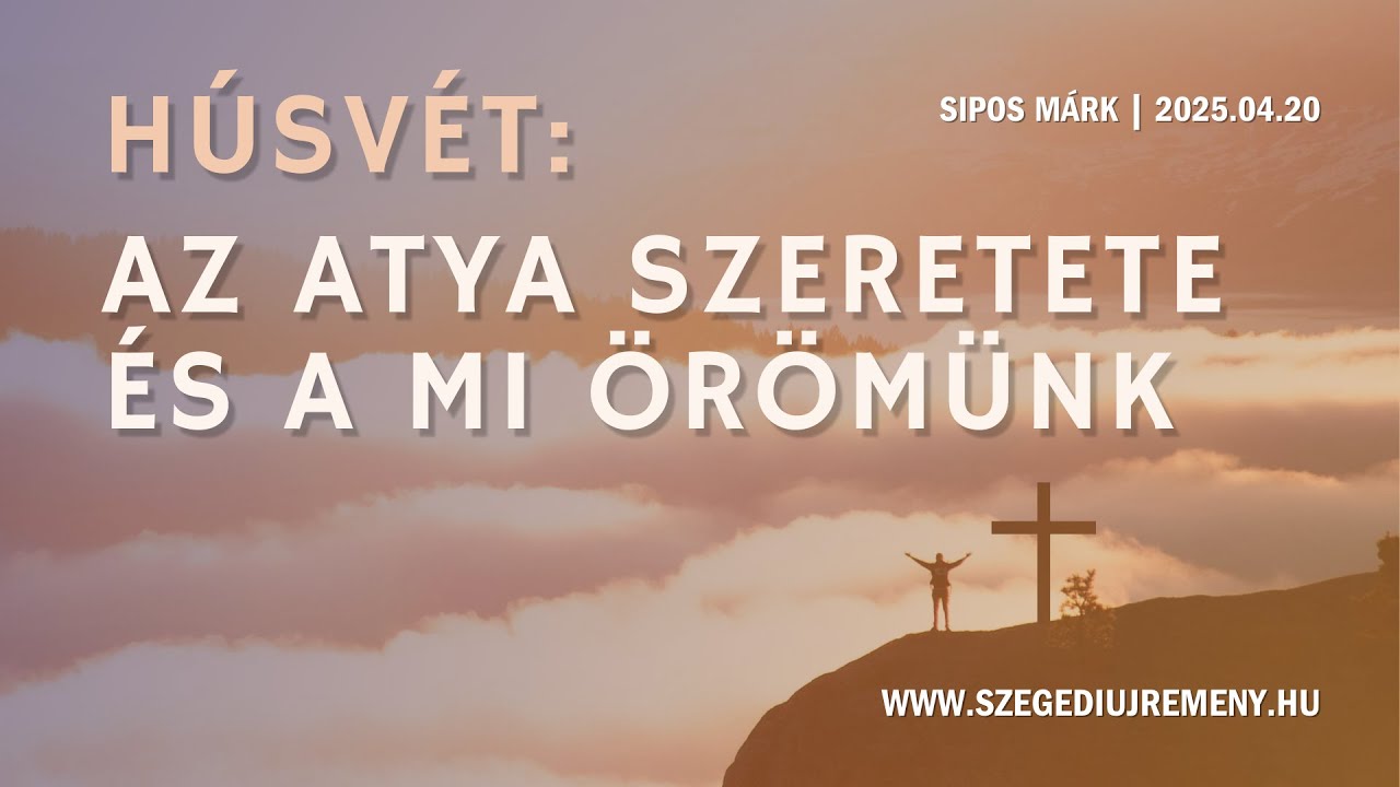 2025. 04. 20. – Húsvét: az Atya szeretete és a mi örömünk – Sipos Márk ...