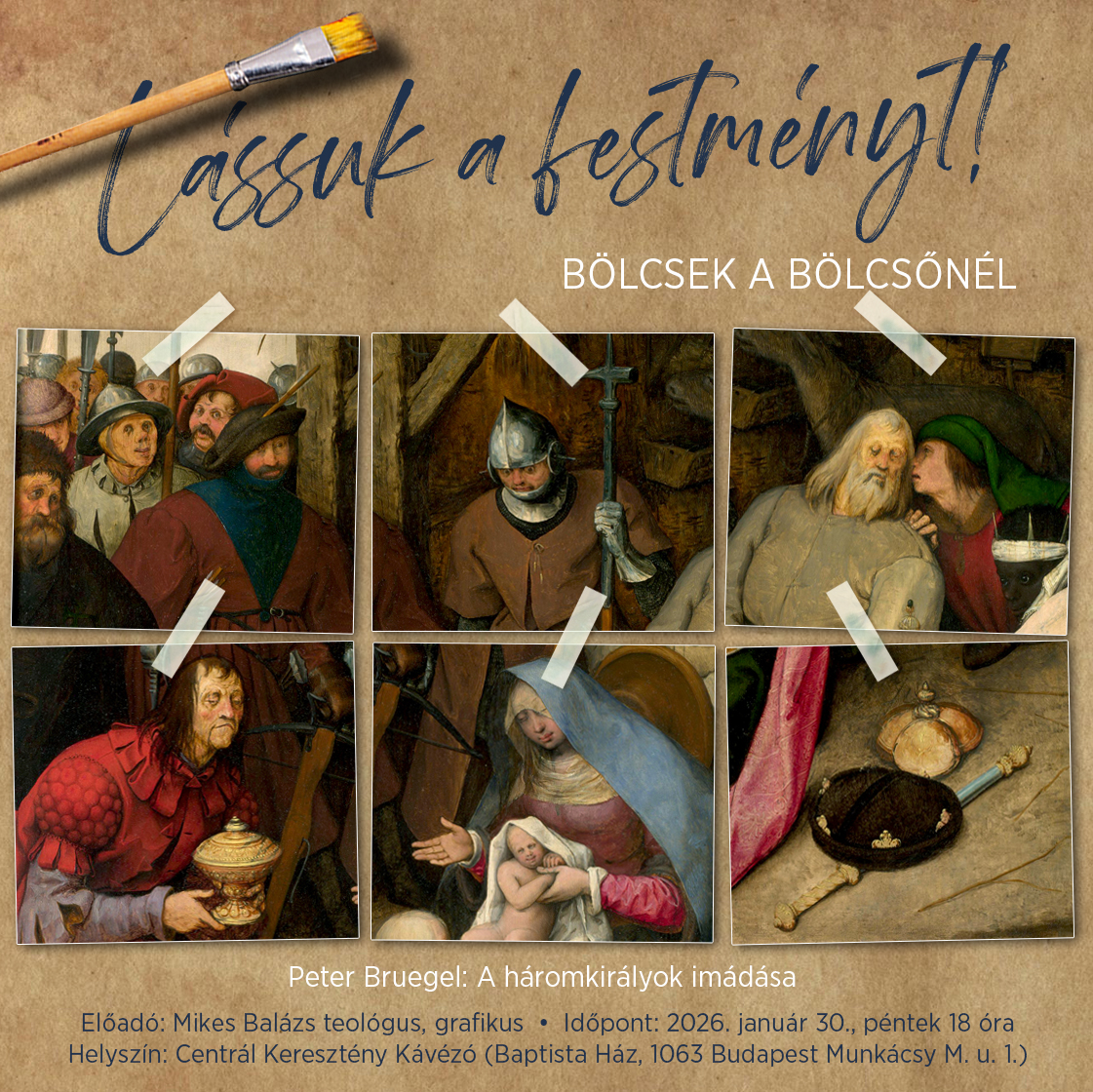 Festményprédikáció nyitja meg a Centrál Keresztény Kávézót ...